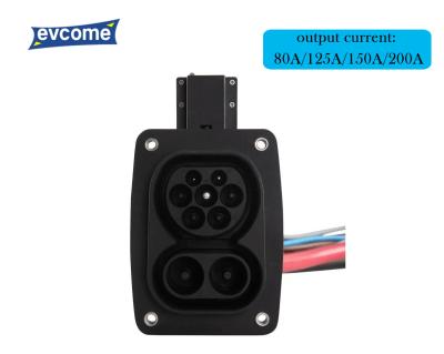 China EVCOME CCS2 EV Charger Socket 80A-200A Without Cable CE UKCA ROHS for sale