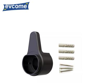 China EVCOME Type 2 EV Charger Cable Holder Holster Dock 70mm ABS Wallbox Connector for sale