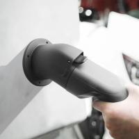 China EVCOME Type 2 EV Charger Cable Holder Holster Dock 70mm ABS Wallbox Connector for sale