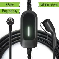 China EVCOME Portable EV Charger 220V 16A Adjustable with IEC 61851 SAE J1772 GBT 20234 for sale