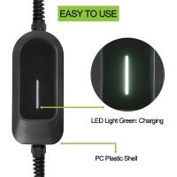 China EVCOME Portable EV Charger 220V 16A Adjustable with IEC 61851 SAE J1772 GBT 20234 for sale