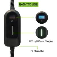 China Portable EV Charger 220V 7KW Max 32A with SAE J1772 and GBT 20234 Connectors for sale
