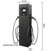 China Double Gun EV Charger Type 1 Commercial 14kW OCPP 1.6J Public Charging Station OEM ODM for sale