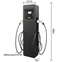 China Dual Gun EV Charging Station 7kW+7kW 32A GB/T 20234 Commercial OCPP 1.6J for sale