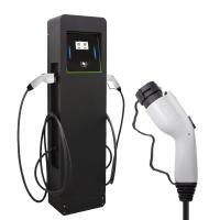 China Dual Gun EV Charging Station 7kW+7kW 32A GB/T 20234 Commercial OCPP 1.6J for sale