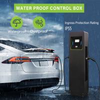 China Commercial Dual Gun EV Charger Type 2 14kW 32A Single Phase OEM ODM Public Charging Station for sale