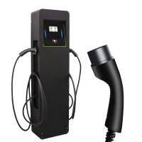 China Commercial Dual Gun EV Charger Type 2 14kW 32A Single Phase OEM ODM Public Charging Station for sale