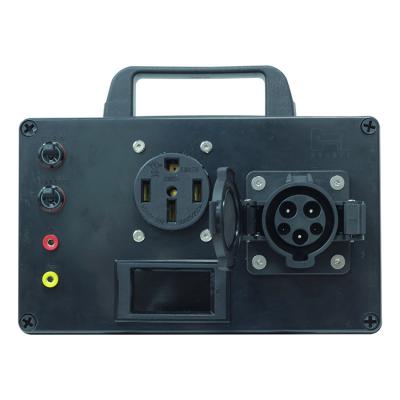 China ev charger tester portable 50A ev charger connector with Type 1 socket OEM ODM for sale