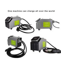 China 7kW DC Portable EV Charger 200-750V 20A 3in1 CCS CHAdeMO GB/T Fast Charger for sale