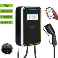 China EVCOME AC Wallbox EV Charger 7kW 32A with App WiFi RFID SAE J1772 IEC 62196 PC Body for sale