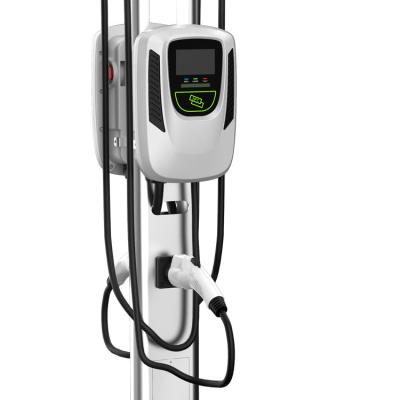China 32A 400VAC MID 22KW Electric Vehicle Charging Station for sale