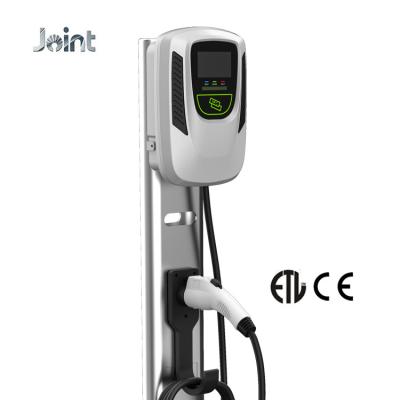 China Type 2 Socket 7KW 32A 50Hz Electric Vehicle Charging Station for sale