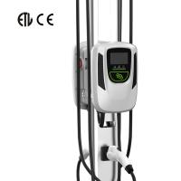 China Wall Mounted 32 Amps 240VAC Commercial EV Charging Station for sale