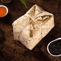 China Slimming Anhua Dark Tea , Chinese Compressed Tea Brick Custom Gift Package for sale