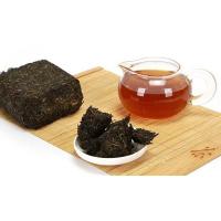 China Premium Christmas Gift Anhua Tile Tea / Raw Dark Green Tea Improve Immunity for sale