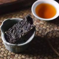 China Dry And Ventilated Anhua Dark Tea Gift Package For Afternoon Tea for sale