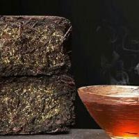 China 100% Original Healthy Anhua Dark Tea / Black Tea Brick Regulate Fat for sale