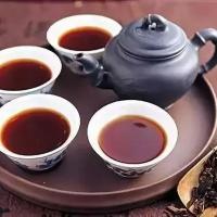 China OEM Package Fuzhuan Brick Tea By Big Leaf Tea Golden Flower Chinese Tea for sale