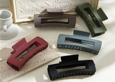 China Ins resin headbands accessories Morandi Hair grab clip simple large girl grab clip back of head shark clip for sale