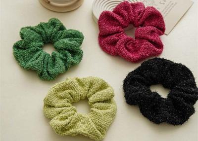 China influencers red black ins Scrunchie bun hair adornment ponytail senior sense scrunchie spot accessories wholesale for sale
