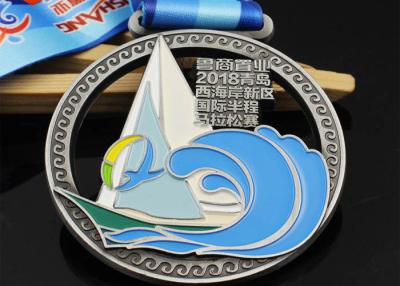 China Yiwu Wholesale customized metal Hollow out MEDALS zinc alloy school sports meeting marathon logo customized for sale