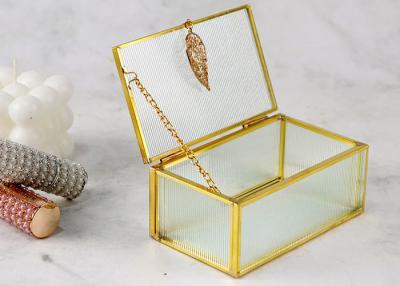 China Europe vintage dustproof clamshell copper color classic glass artifact eternal flower buckle money jewelry box for sale