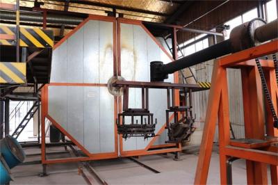 China Air Blowing Rotational Molding Equipment 3ph 380V 50Hz  Gas-heated fully automatic rotational molding machine for sale