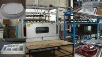 China Polyethylene Benchtop Roto Molder Machine Capacity 500-1000 Liters for sale