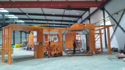 China Polyethylene 500-1000L Capacity Roto Molding Machine Water / Air Cooling 3 Phase Power for sale