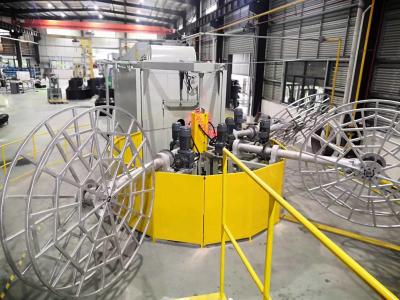 China PLC User Friendly Rotomoulding Water Tank Making Machine 3 Arm for sale