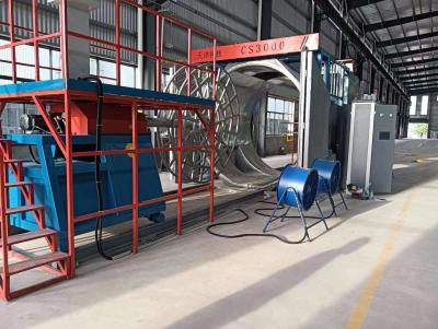 China Wireless Remote Control Shuttle Rotomolding Machine Automated for sale