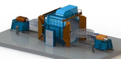 China Automated Flexible Shuttle Rotomolding Machine Reliable for sale
