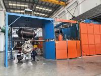 China Three-arm tower rotary injection molding machine for high efficiency rotational molding for sale