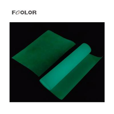 China FCOLOR Hot in USA 60cm DTF Glow in the Dark A3 Heat Transfer Film for PET Film Transfer for T Shirt Clothing for sale