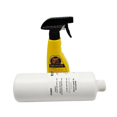 China 100ml 300ml 500ml 1000ml Sublimation Coating Spray For Heat Transfer Cotton Fabric for sale