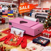China Ready to Ship USA A3 DTF Transfer Printer 30cm Roll to Roll for T-shirt Hoodie Printing Machine for sale