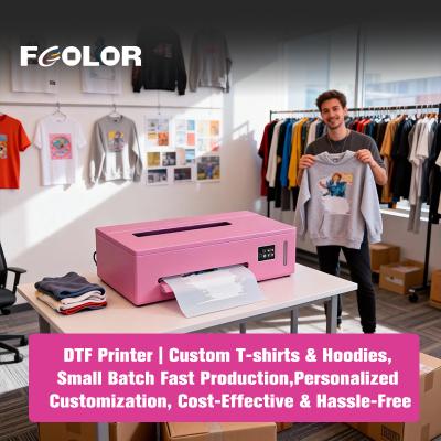 China A3 DTF Printer for Small Business USA Fast Ship 13Inch Roll to Roll T-shirt Printer Easy to Use with White Ink System for sale