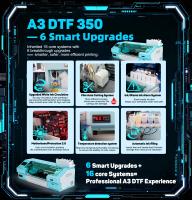 China USA FAST SHIP 35CM DTF Printer Wide Format A3+ for T-shirt Hoodie Printing Machine Complete Kit with Oven for sale