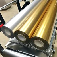 China 30CM 60CM Metallic Gold Foil Transfer Golden UV DTF Film for sale