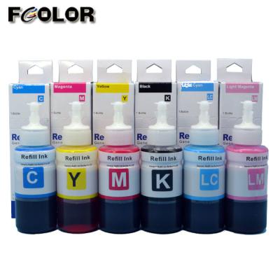 China High Quality Universal Inkjet Dye Ink for Epson L800 L805 L810 L1800 Printers Digital Excellent for Refill Dye Ink Printer for sale