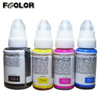 China G1400 G2400 G3400 Printer Refillable Water Based Dye Ink for Canon GI-490 Refill Tank System Ink for sale