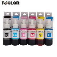 China FCOLOR 70ml High Premium Inkjet Dye Ink for Epson L850 L100 L210 L800 L801 L805 Printer for sale