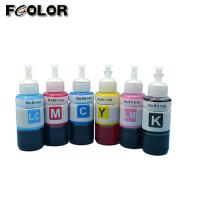 China FCOLOR 70ml High Premium Inkjet Dye Ink for Epson L850 L100 L210 L800 L801 L805 Printer for sale