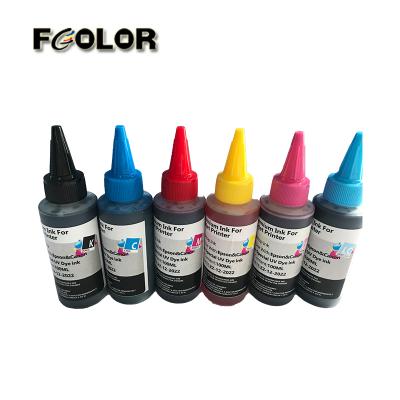 China Fcolor Universal Printer Refill Dye Ink for Canon Epson HP Brother Dye Ink Printer 100ML for sale