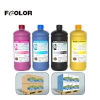 China FCOLOR 1000ML Digital Printing Corrugated Box Water Based Printing Dye Ink for DX5 DX7 I3200 S3200 4720 for sale