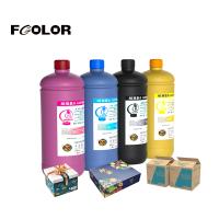 China FCOLOR 1000ML Digital Printing Corrugated Box Water Based Printing Dye Ink for DX5 DX7 I3200 S3200 4720 for sale