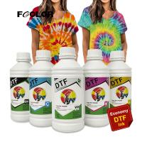 China High Quality PET Film White Ink Heat Transfer Pigment DTF Ink for I3200 7600 7800 Printer Head for sale
