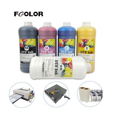 China FCOLOR DIY DTF Digital Textile Printer 1000ml Water Based Pigment DTF Ink for PET Film Printing Compatible with Other Models for sale