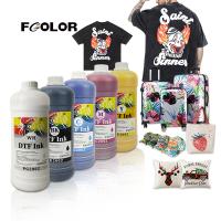 China FCOLOR DIY DTF Digital Textile Printer 1000ml Water Based Pigment DTF Ink for PET Film Printing Compatible with Other Models for sale