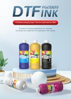China Fcolor No Clog Direct to Film White Ink CMYK Heat Transfer Printing DTF Ink for DTF Printer for sale